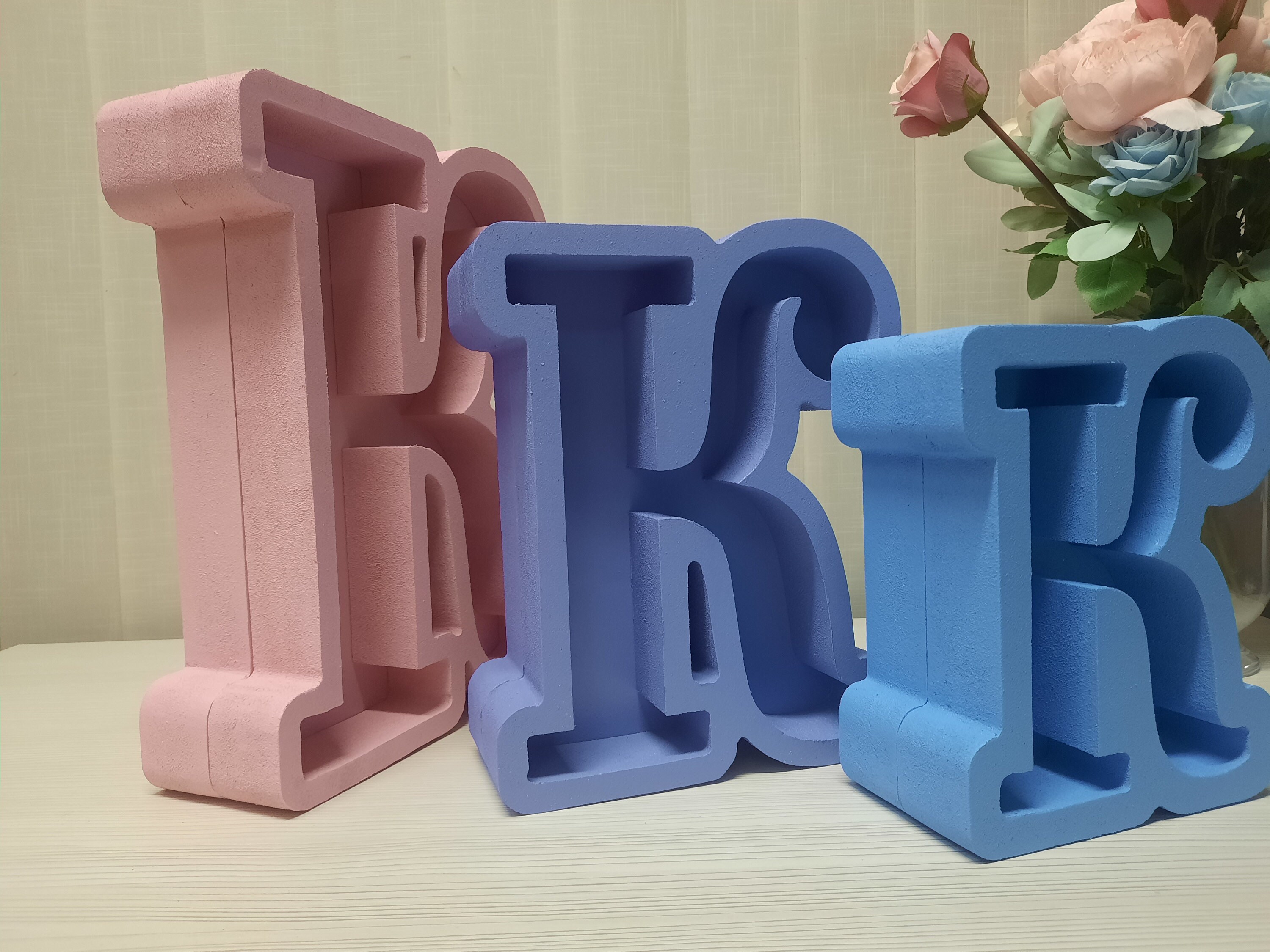 Hollow Styrofoam Fillable Letters, Fillable Letters, Empty Heart Box ...