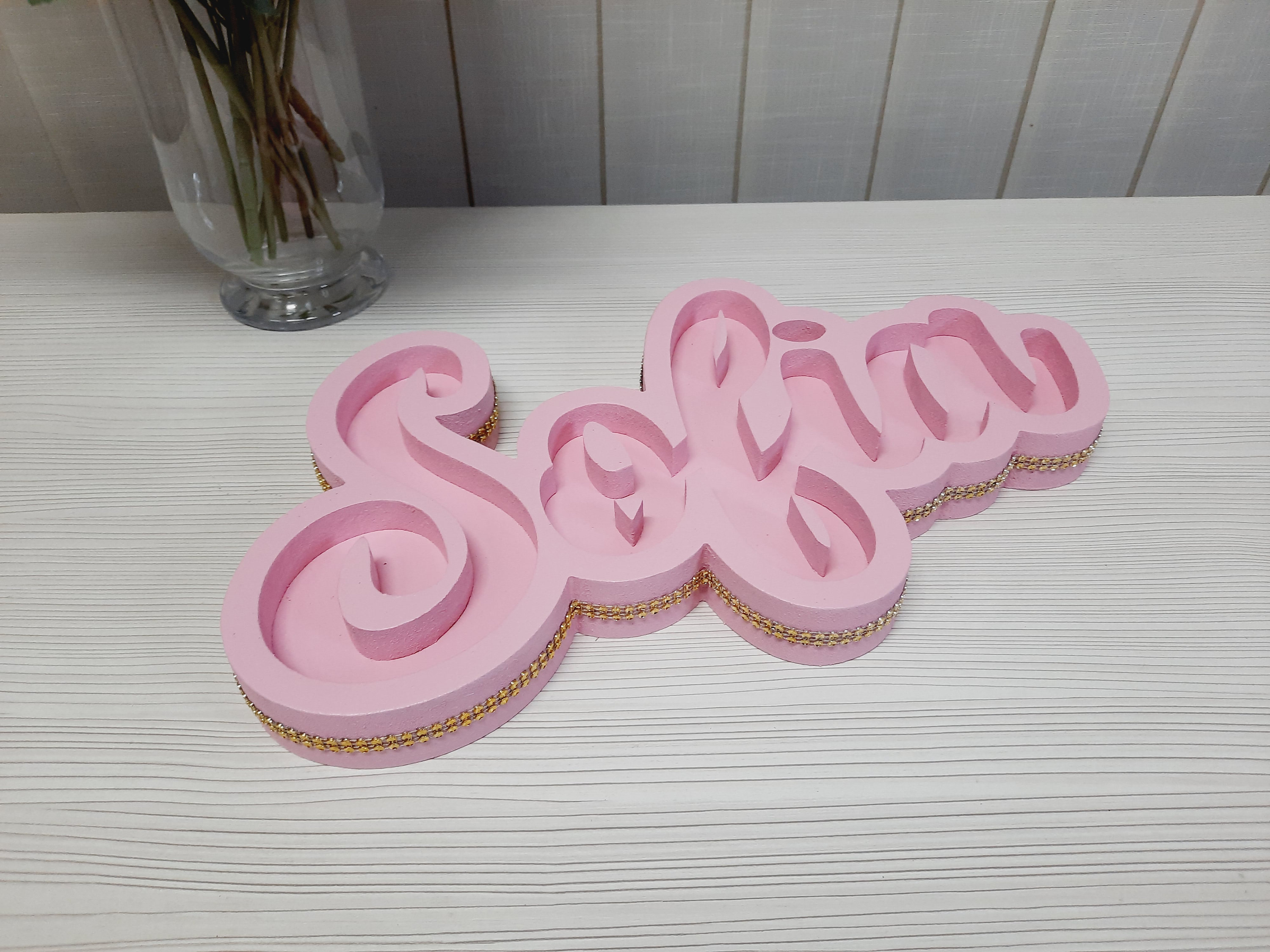 Fillable Letters Hollow Names Gift Fill Name Box Hollow - Etsy
