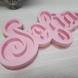 Fillable Letters Hollow Names Gift Fill Name Box Hollow - Etsy