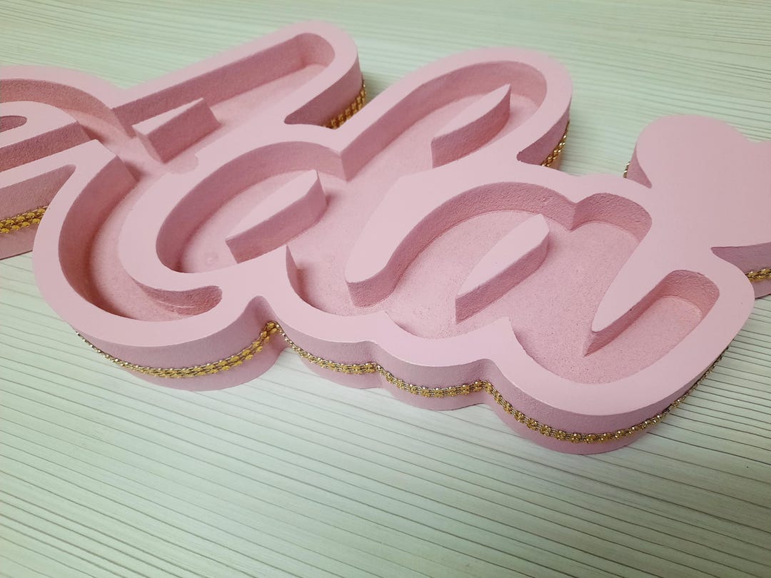 Fillable Letters, Decor Hollow Names, Fillable Numbers, Hollow ...