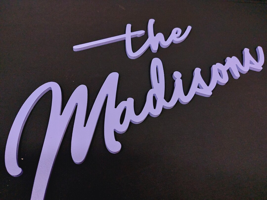 Wooden Surname Signs, Wedding Sign Surname, Name Wedding Signs Decor ...