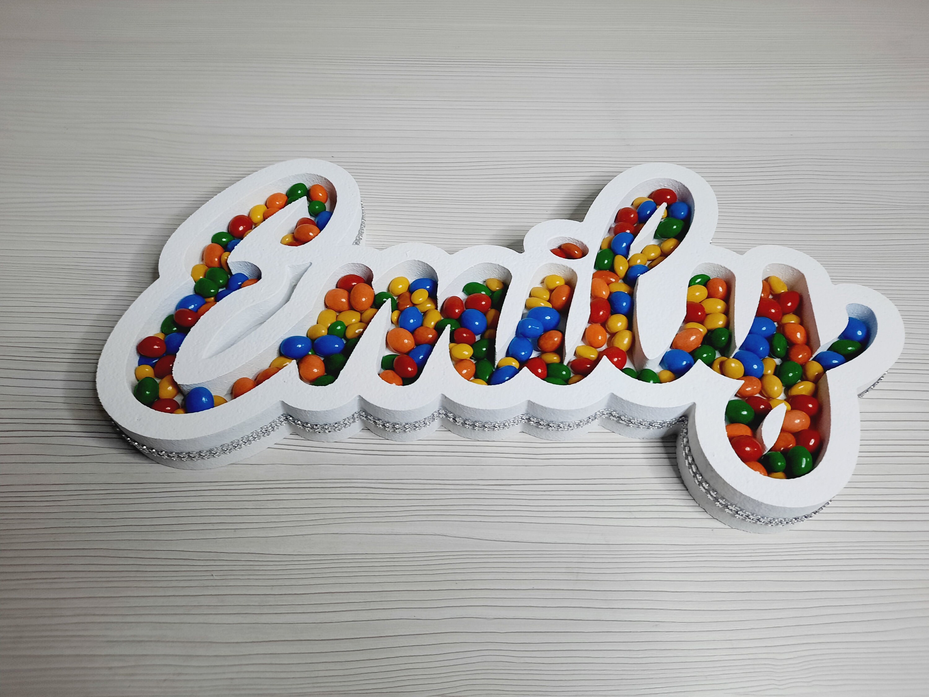 Decor Hollow Names, Gift Fill Name Box, Hollow Styrofoam Fillable Name ...