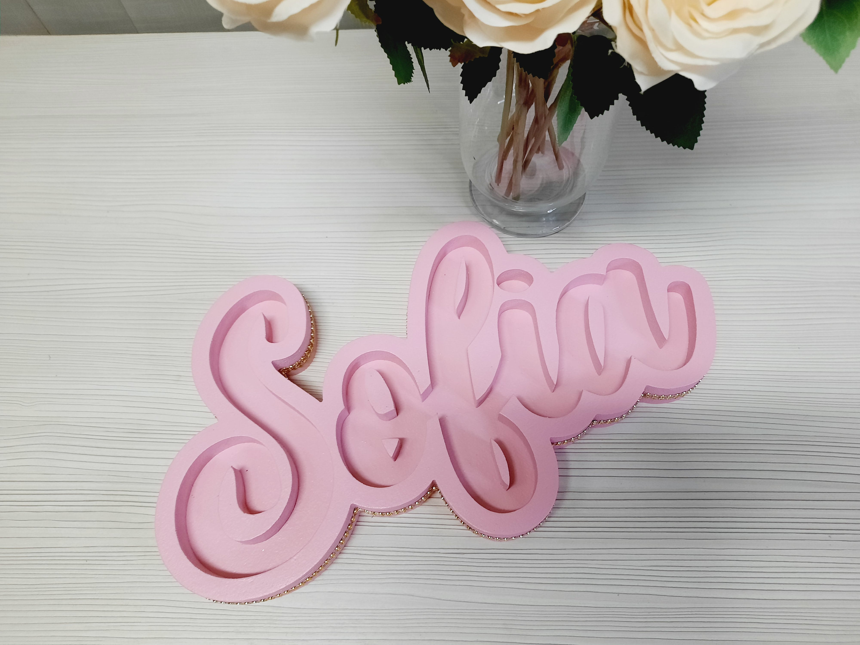 Fillable Letters Hollow Names Gift Fill Name Box Hollow - Etsy