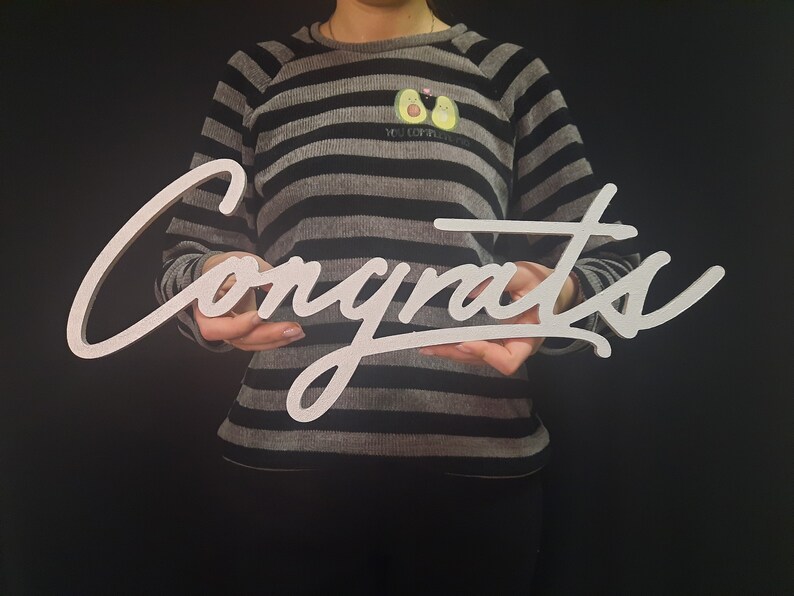 Wooden Congrats Signs Decor , Congrats Sign, Wooden Congrats Decor ...