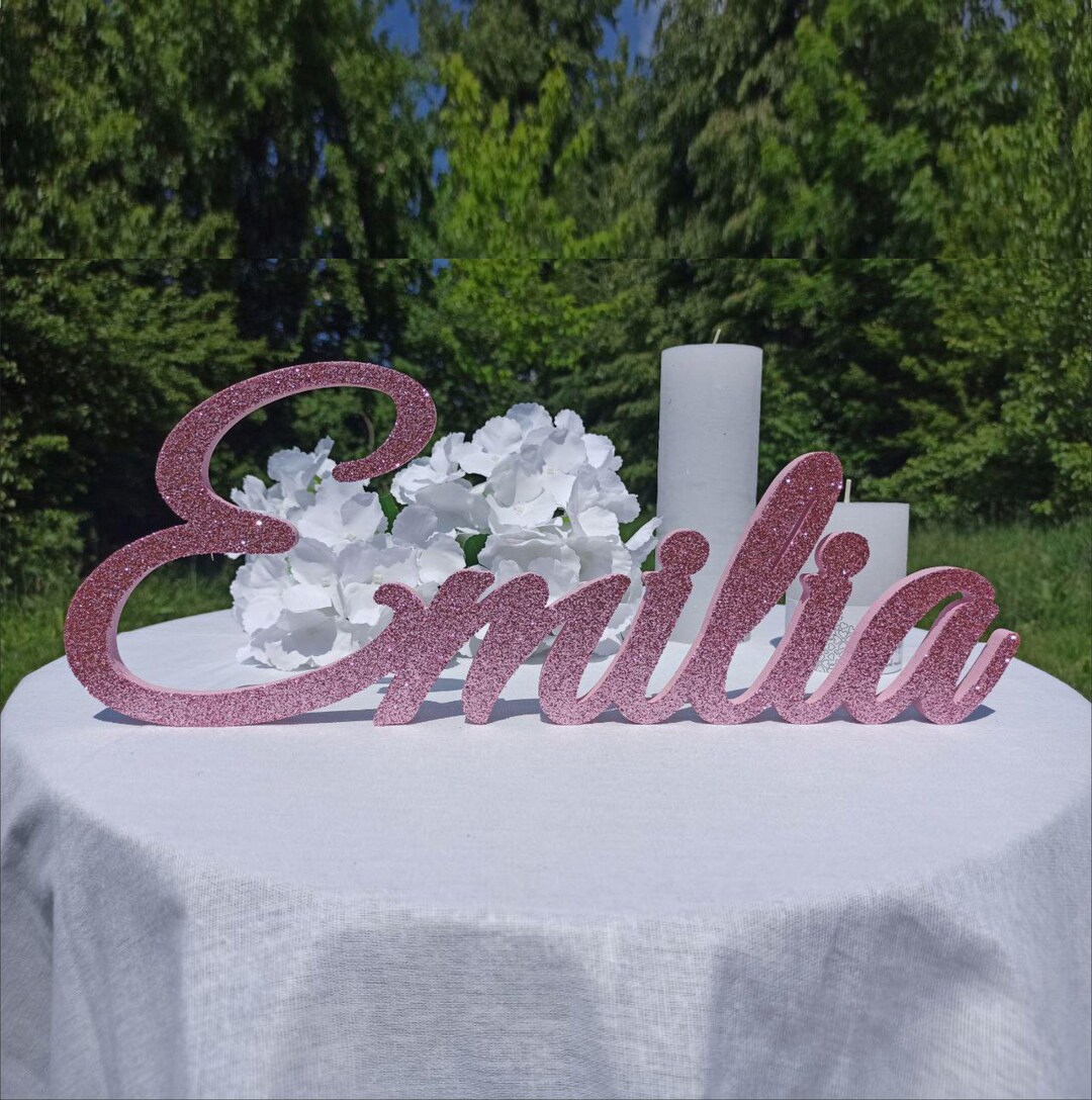 Personalized Name Sign, Sweet 16 Name Sign, Custom Name Sign, Table ...