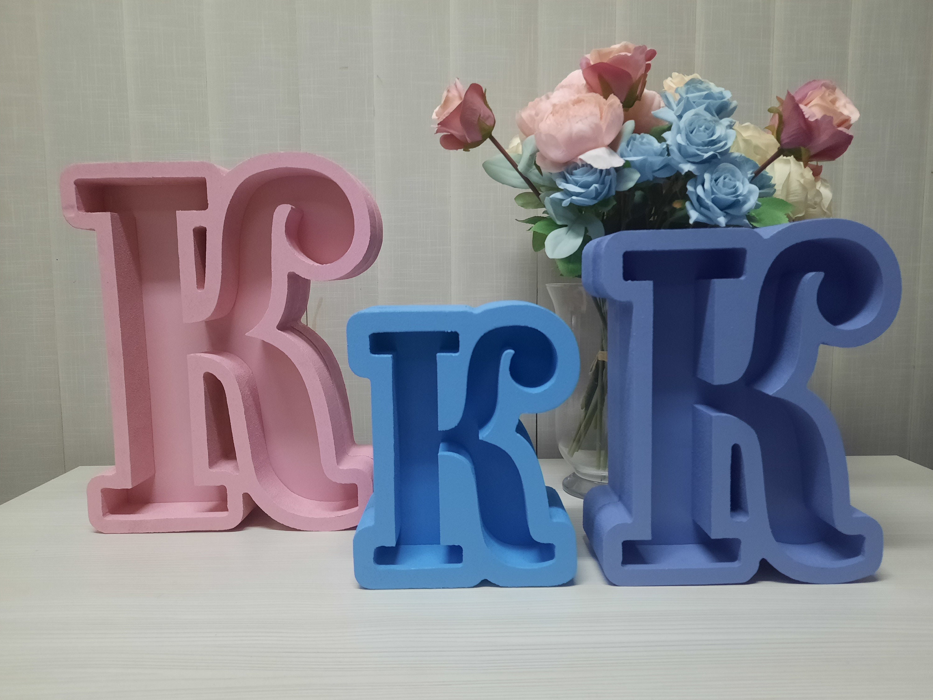 Hollow Styrofoam Fillable Letters, Fillable Letters, Empty Heart Box ...