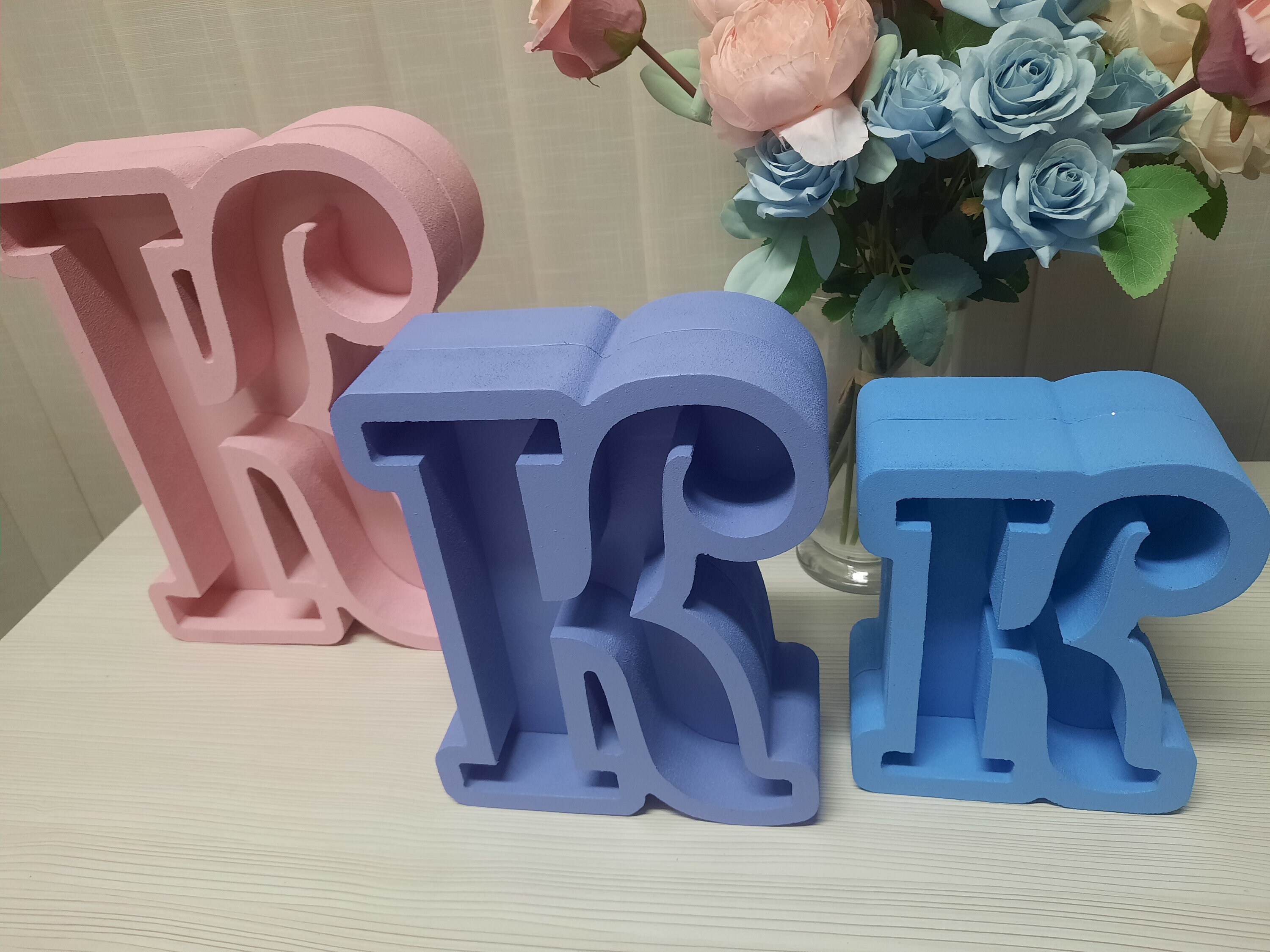Hollow Styrofoam Fillable Letters, Fillable Letters, Empty Heart Box ...