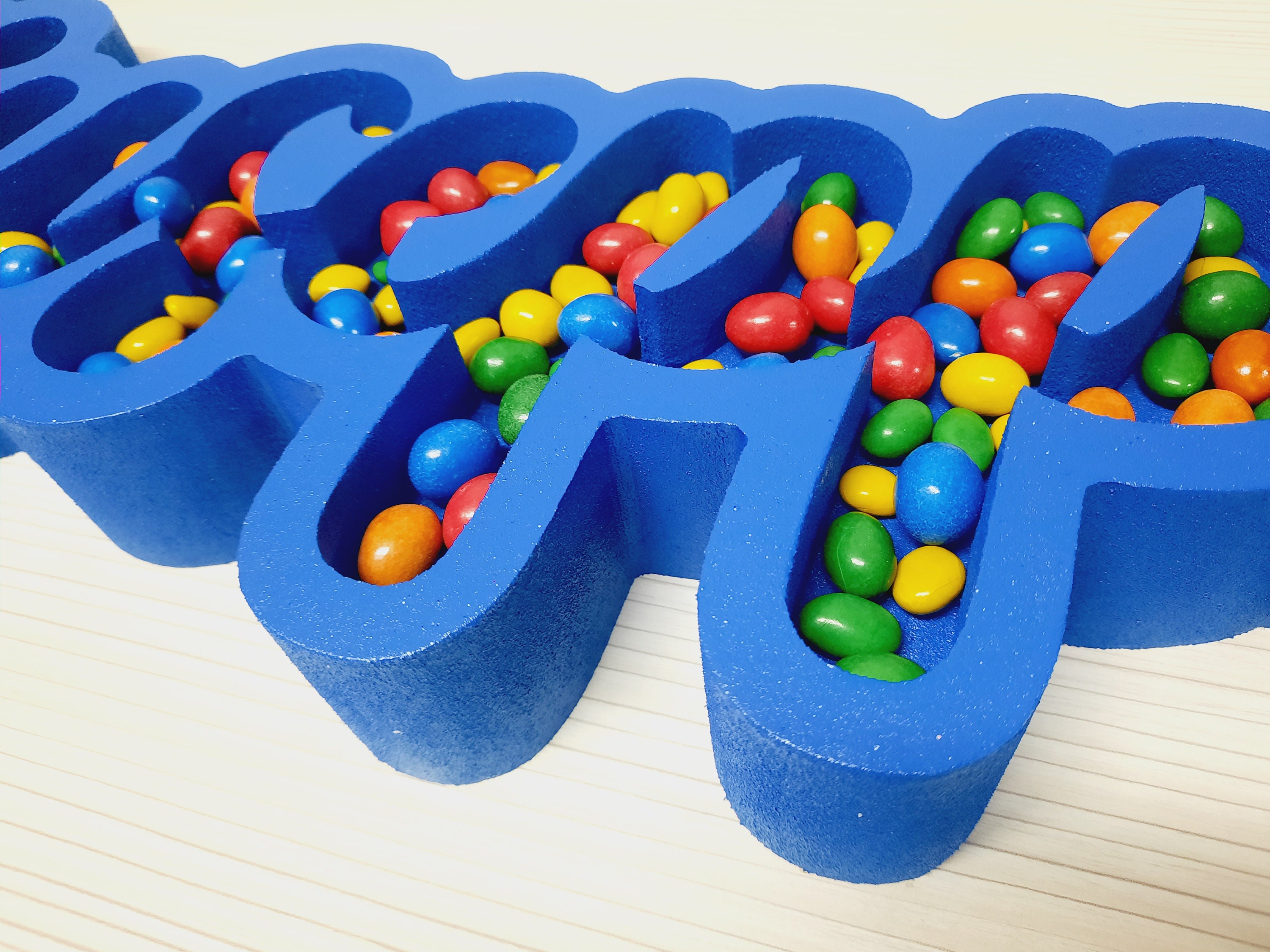 Hollow Styrofoam Fillable Name, Decor Hollow Names, Gift Fill Name Box ...