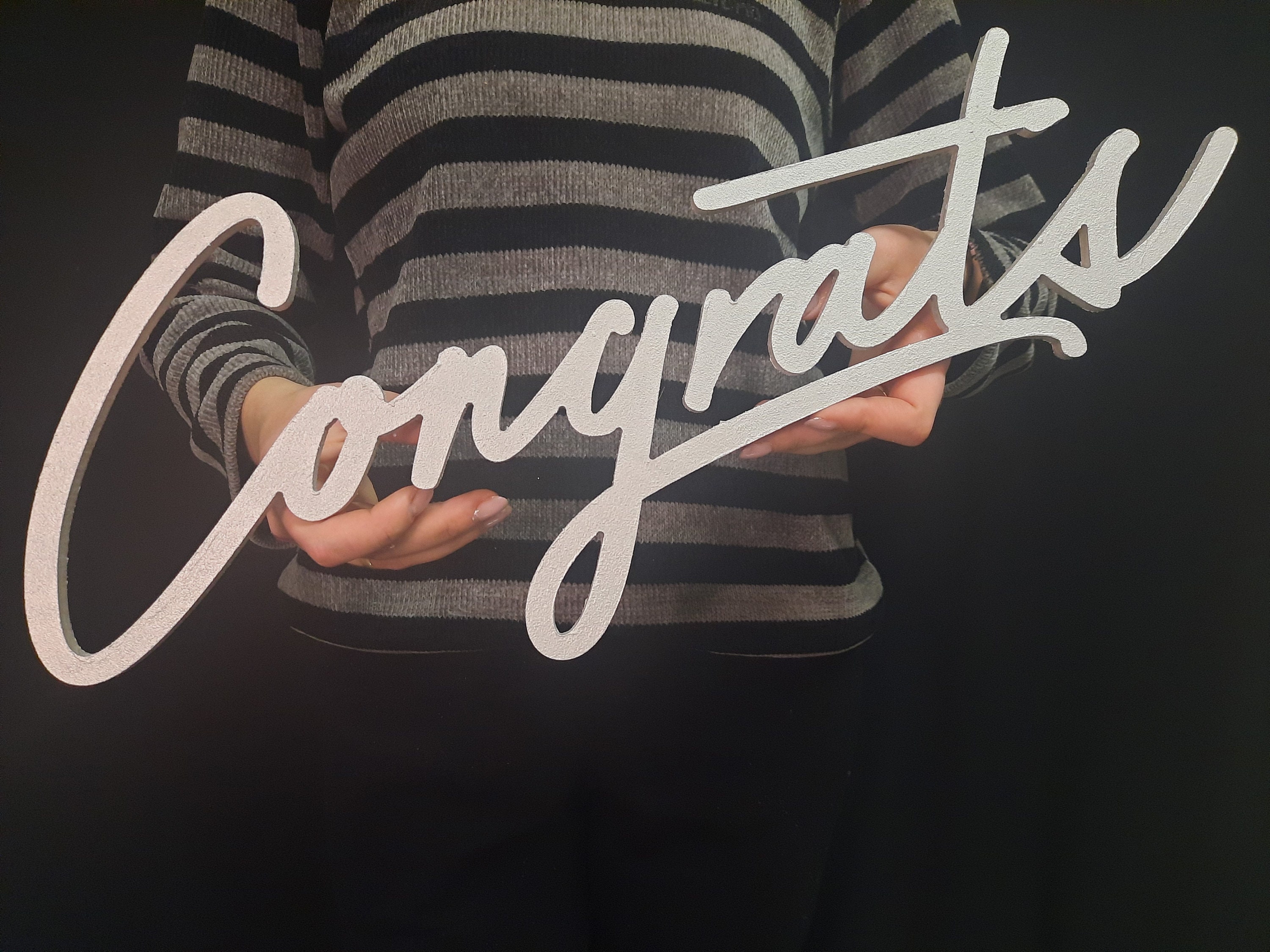 Wooden Congrats Signs Decor , Congrats Sign, Wooden Congrats Decor ...