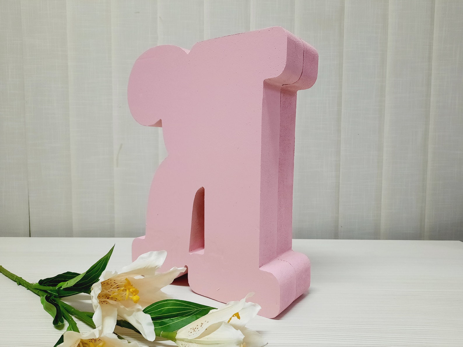 Hollow Styrofoam Fillable Letters, Pink Fillable Letters, Empty Heart ...