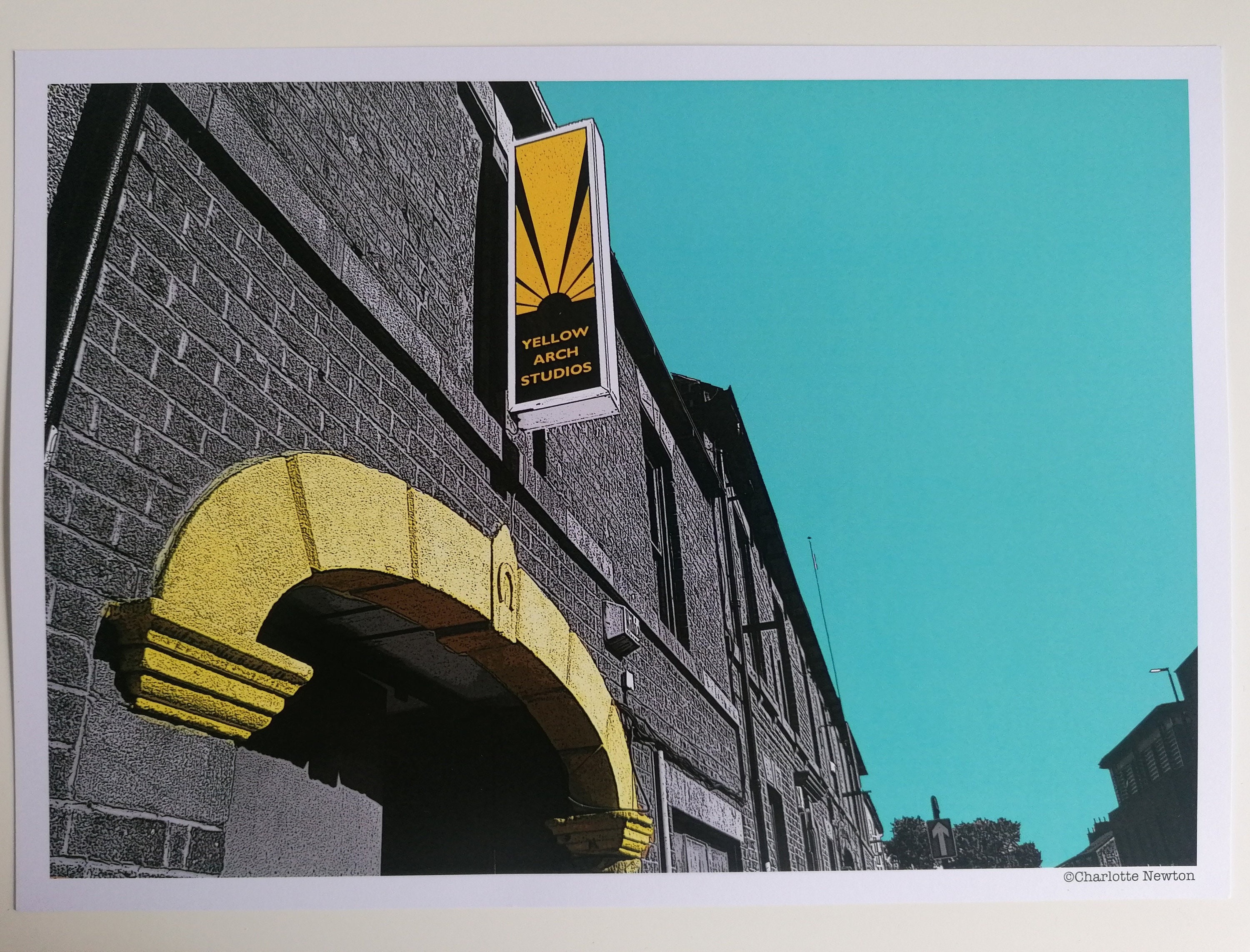 Yellow Arch Studios Sheffield A4 Print | Etsy