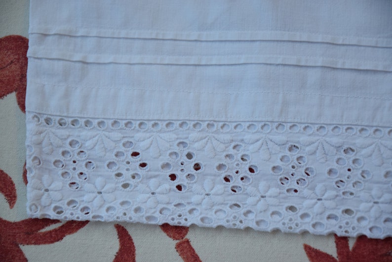 Antique French Pillowcase Handmade Richelieu Madeira - Etsy