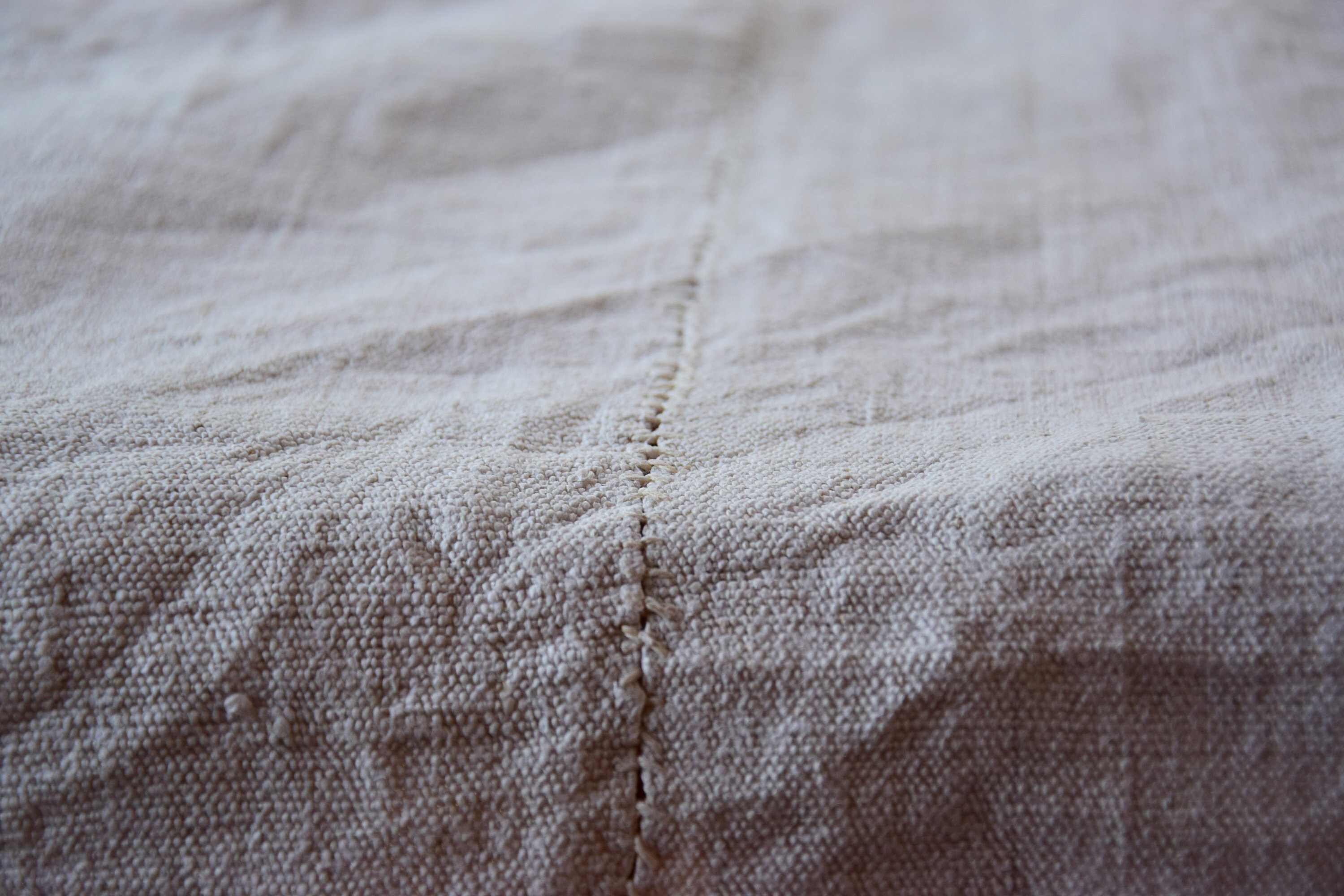 Antique Rustic Heavy Nubby French Pure Hemp Tablecloth BE - Etsy