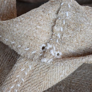 HEAVY Extra Long Antique Grainsack Rustic Hemp Grain Sack Homespun Feedsack Vintage Bag ...