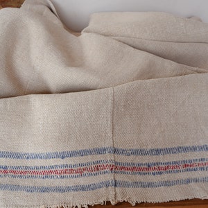 Very HEAVY Nubby Hemp Sheet Blanket Throw Canvas Antique Rustic 麻 ...