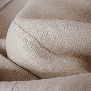 Very HEAVY Nubby Hemp Sheet Blanket Throw Canvas Antique Rustic 麻 ...