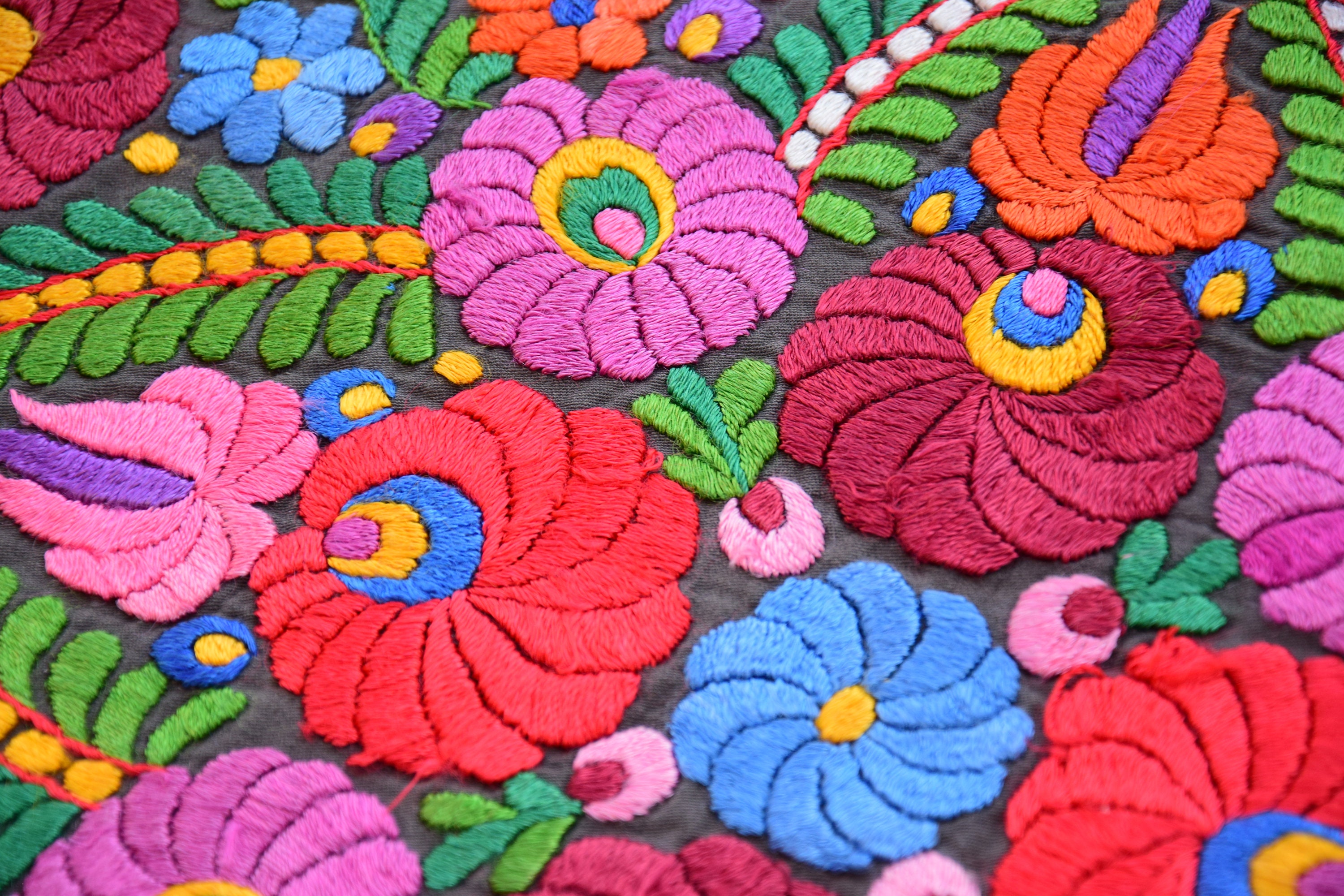 Antique Authentic Vintage Hungarian Matyo Handmade Embroidered ...