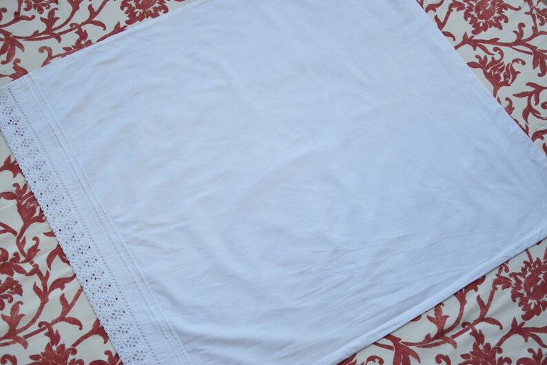 Antique French Pillowcase Handmade Richelieu Madeira - Etsy