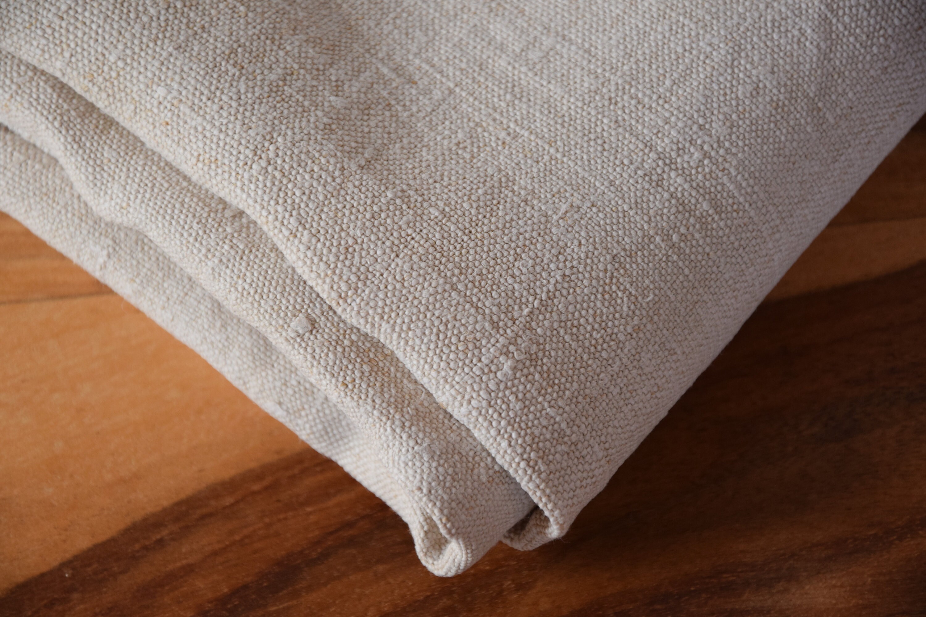 Antique Rustic Nubby French Pure Hemp Tablecloth Organic Linen Rustic ...