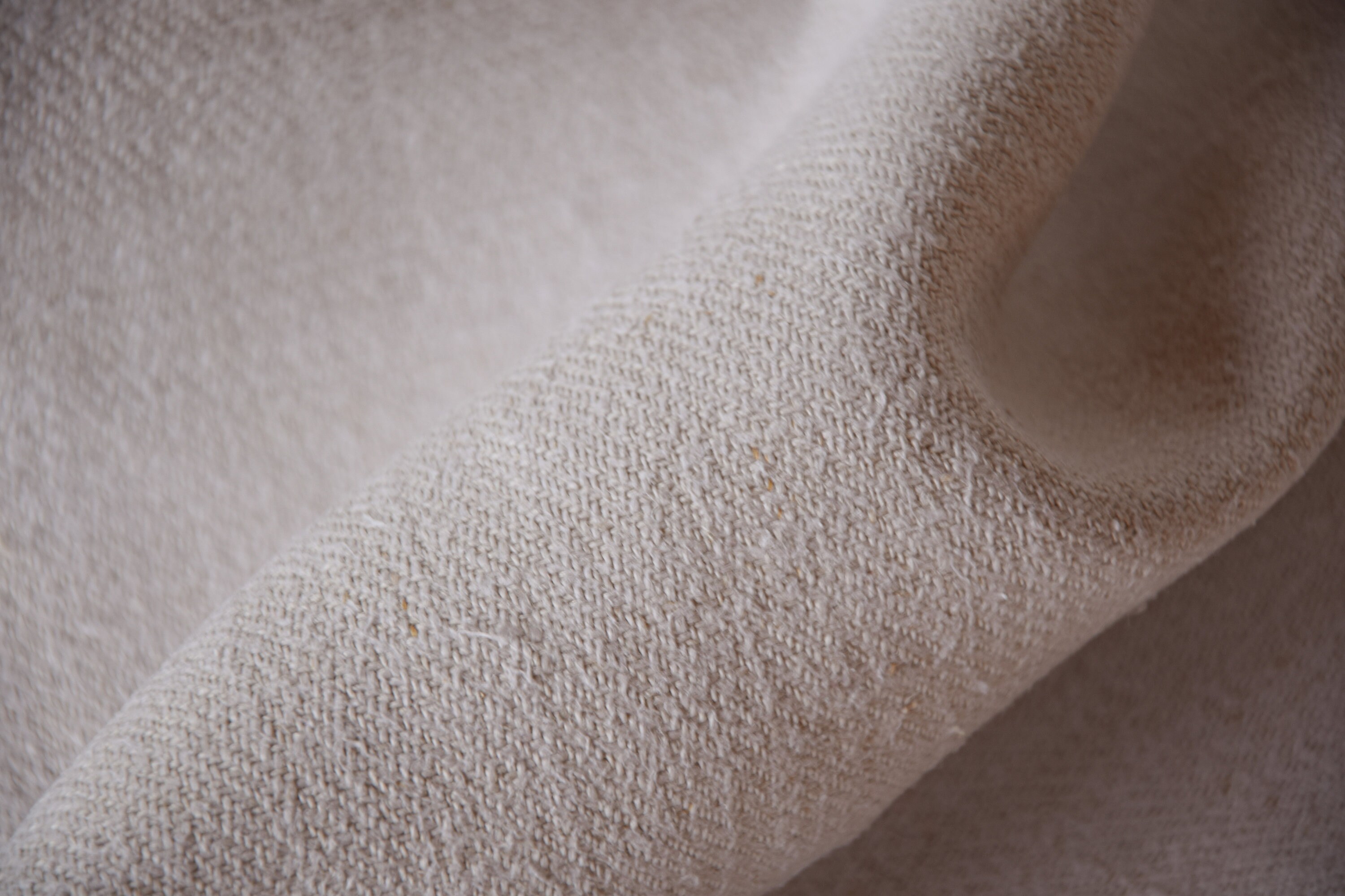 Very Heavy Nubby Vintage Hemp Sheet Homespun Upholstery Woven ...