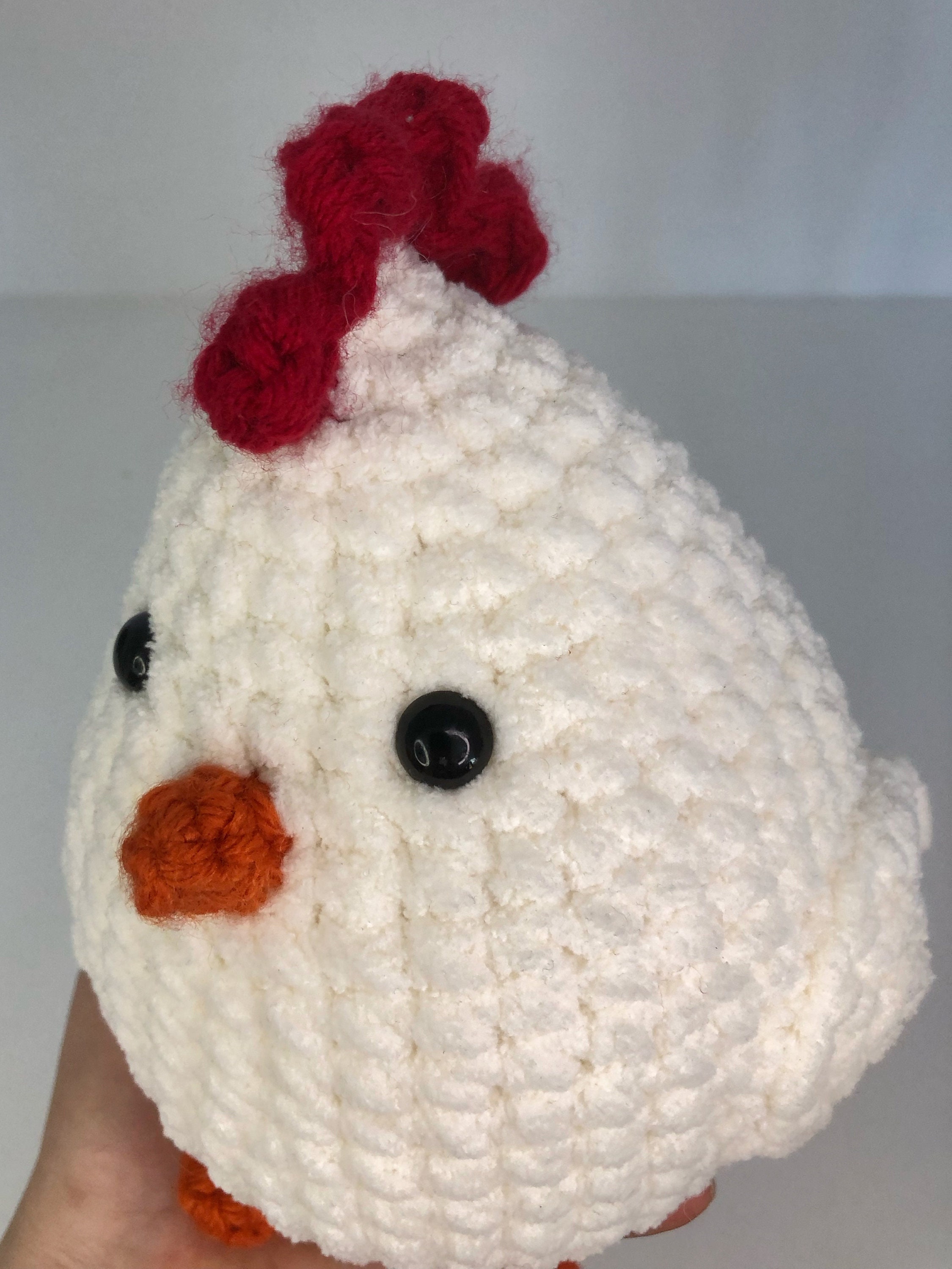TOY Chicken, Crochet Amigurumi Hen, Rooster Plush - Etsy