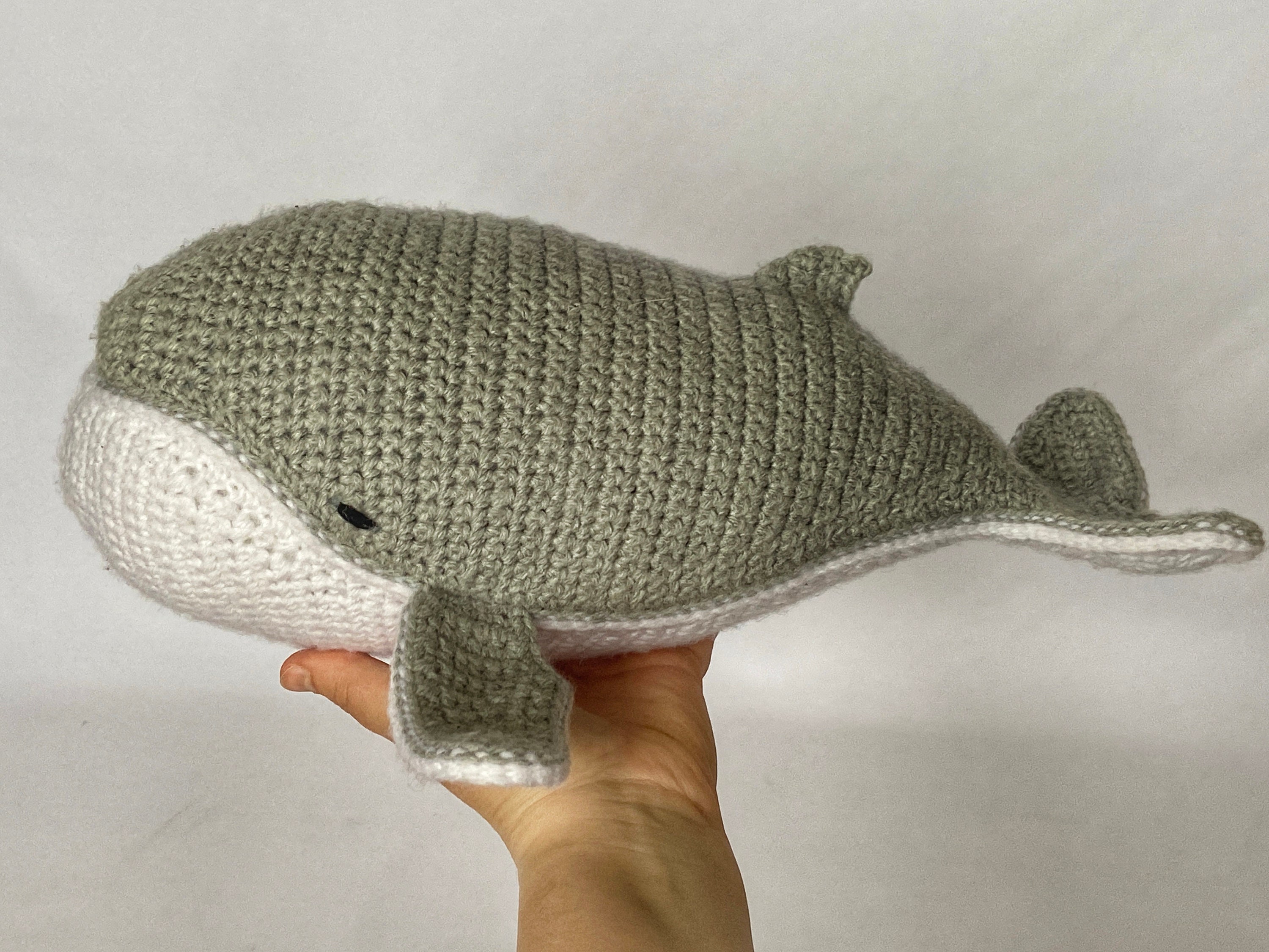 TOY Humpback Whale Gift Baby Shark Plush Handmade Stuffed - Etsy
