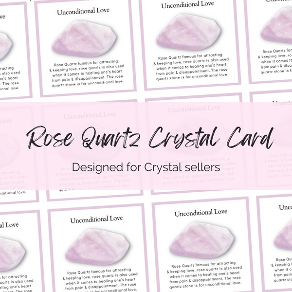 Rose Quartz Crystal - Etsy