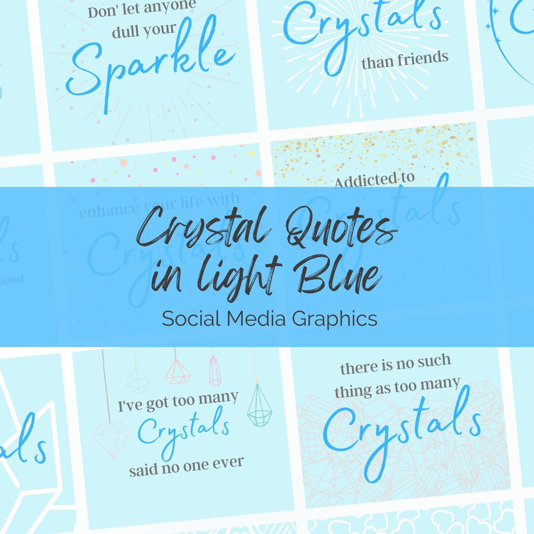 CRYSTALS Captions and Quotes, Instagram Content, Ready Made Posts, Done ...