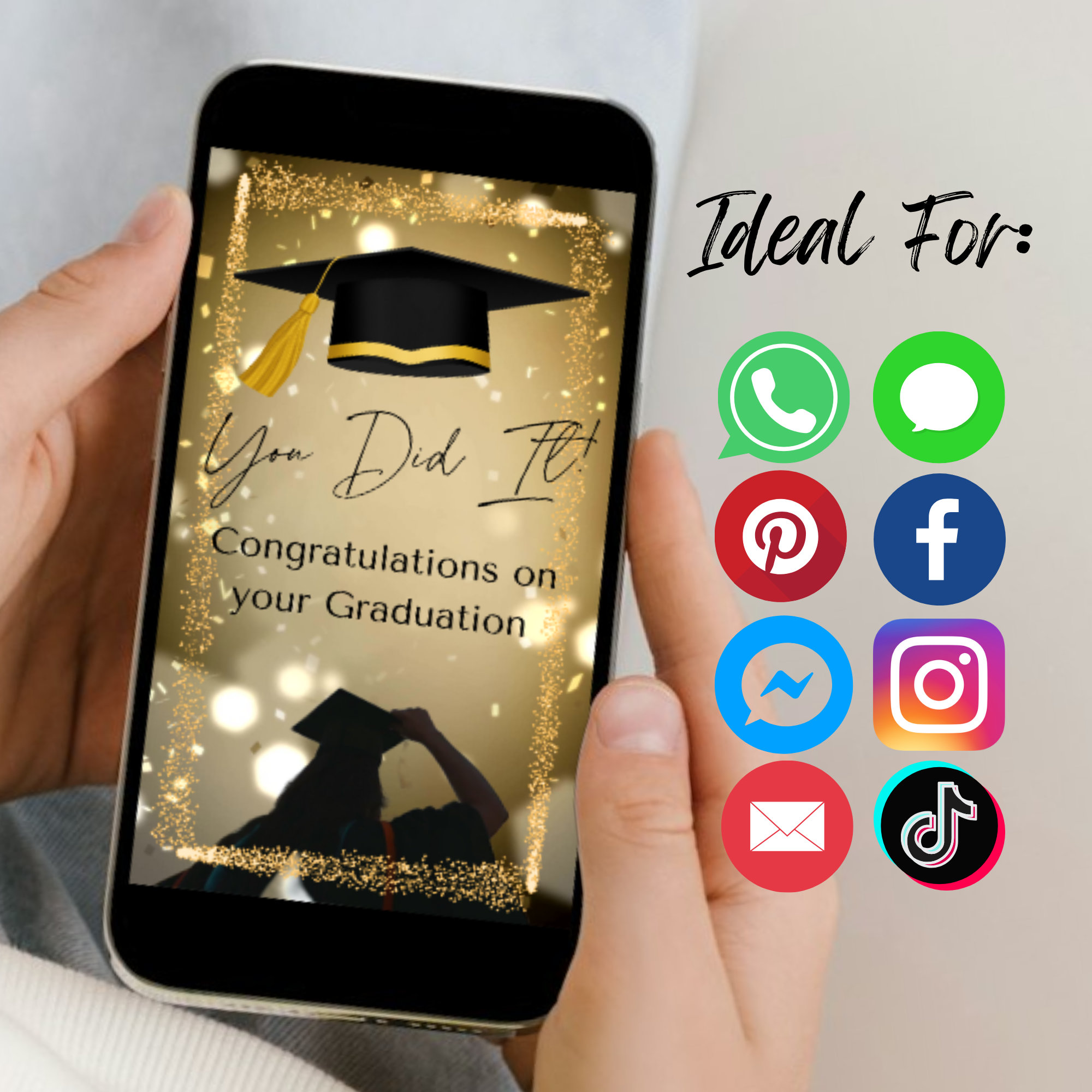 Graduation Ecard Animated Video With Sound, Congratulations on Your ...