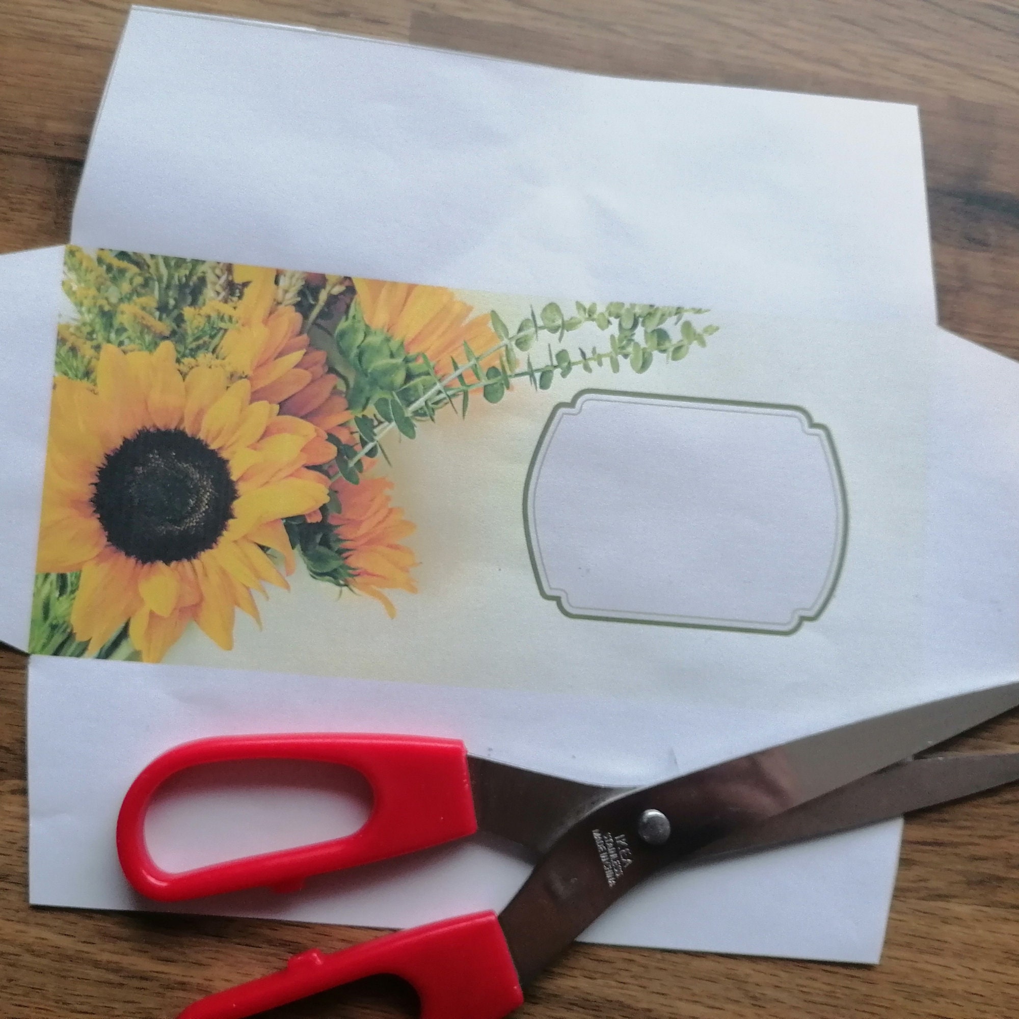 Sunflower Money Wallet: Printable Cash Envelope (PDF & PNG) - Etsy