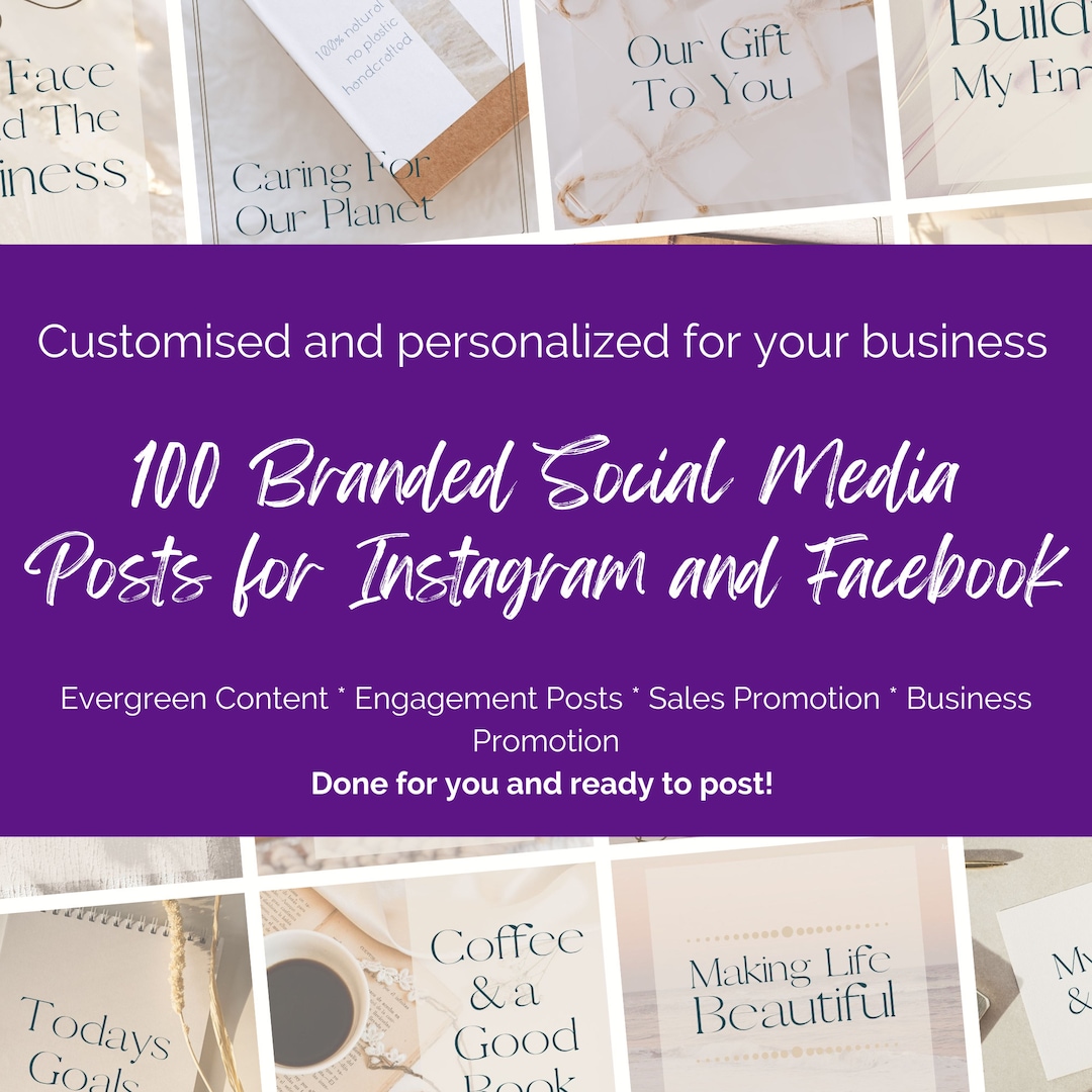 Custom Made Social Media, Branded Posts/ Content for Instagram ...