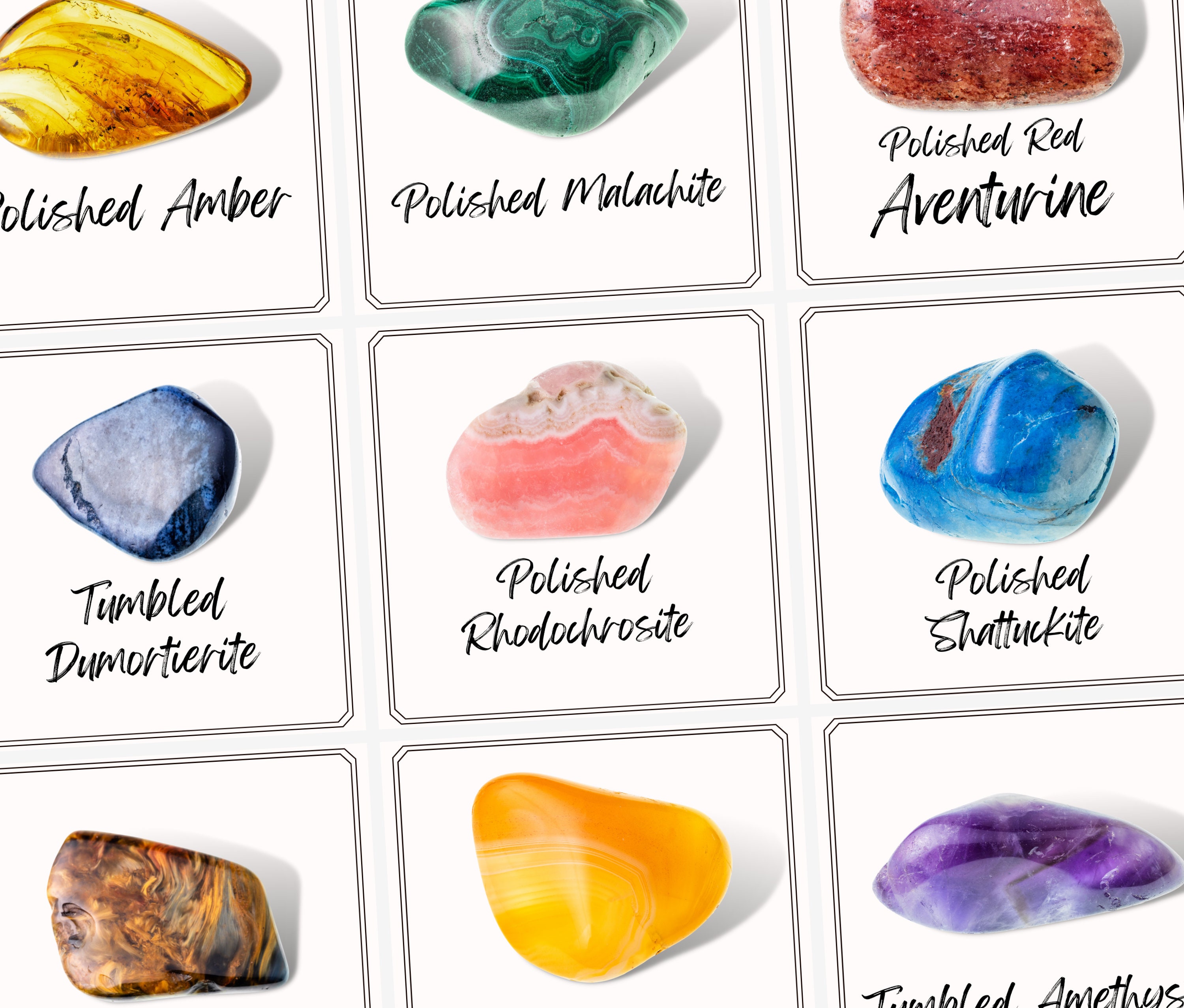 Crystal Template for Instagram and Facebook 15 Crystal Names Done for ...