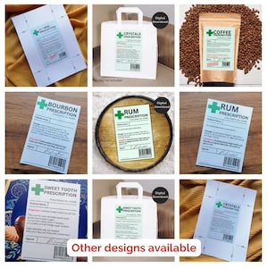 Chocolate Prescription Label. Printable Novelty Gift for Chocolate ...