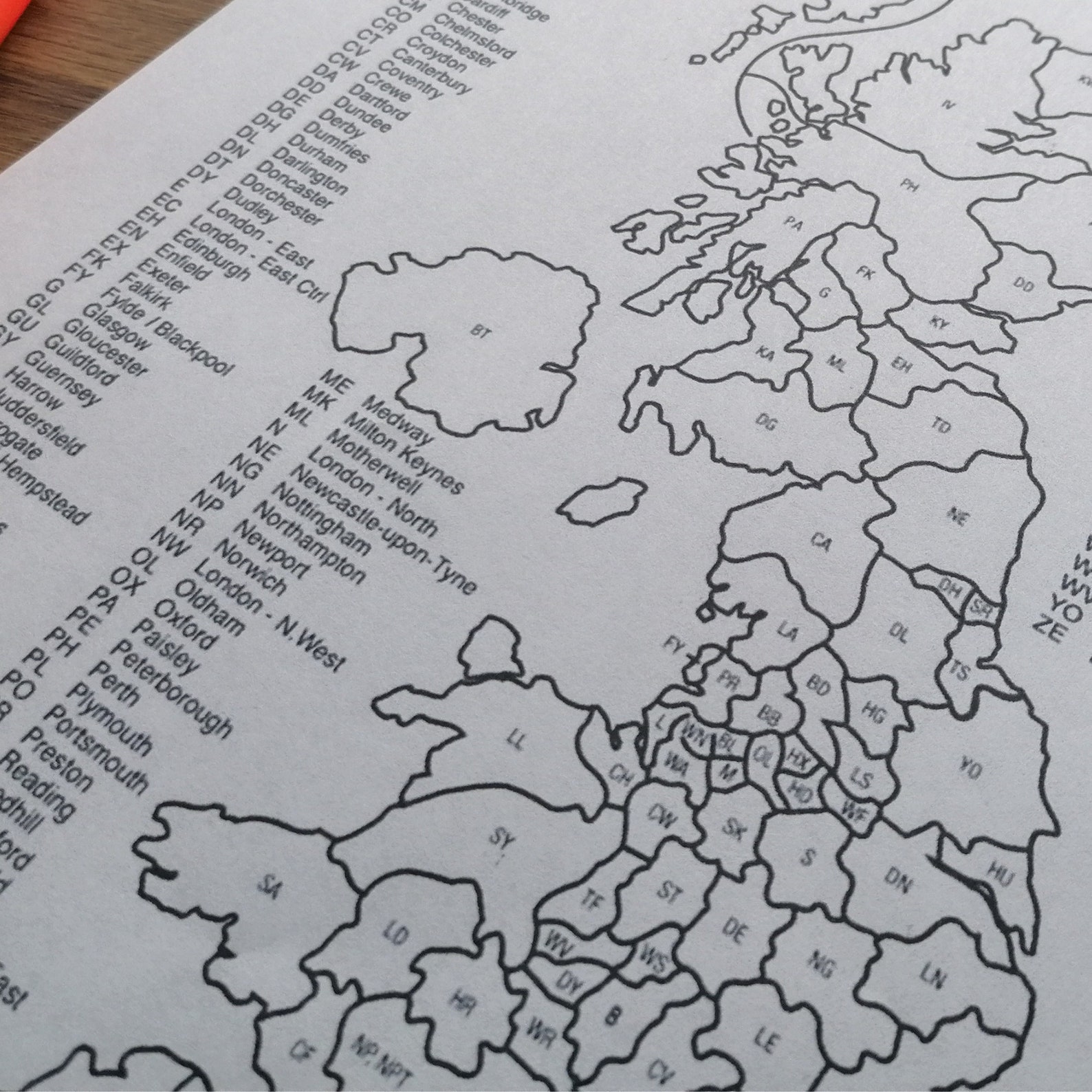 2024 UK Sales Postcode Map. Printable Etsy Sales Tracker. A4 - Etsy
