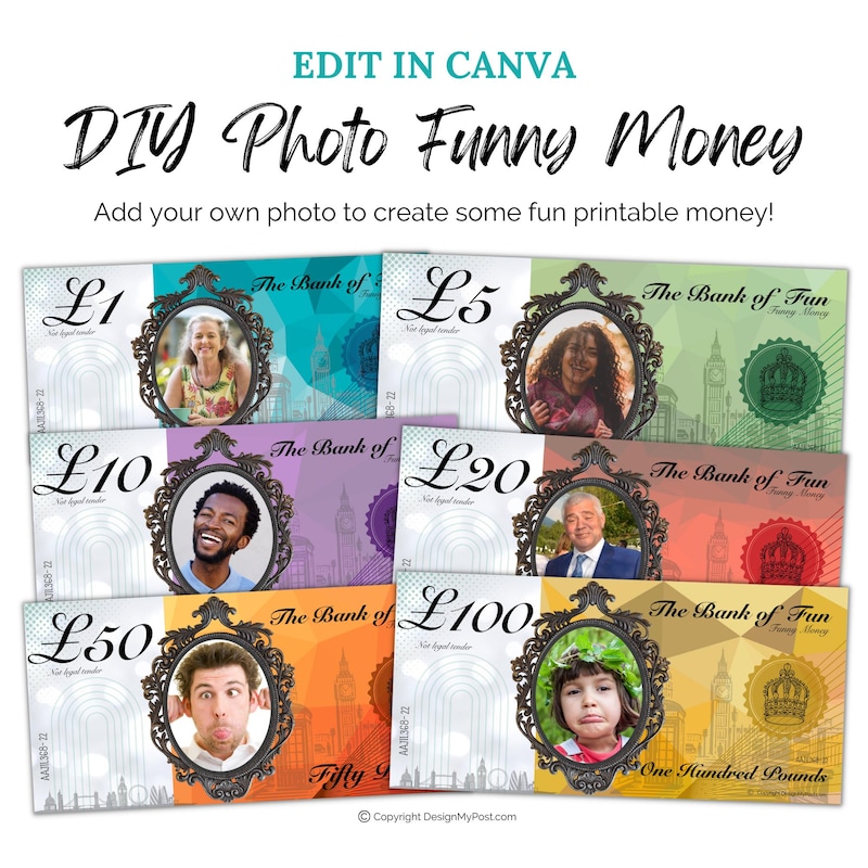 Personalized Note Bank - Etsy UK