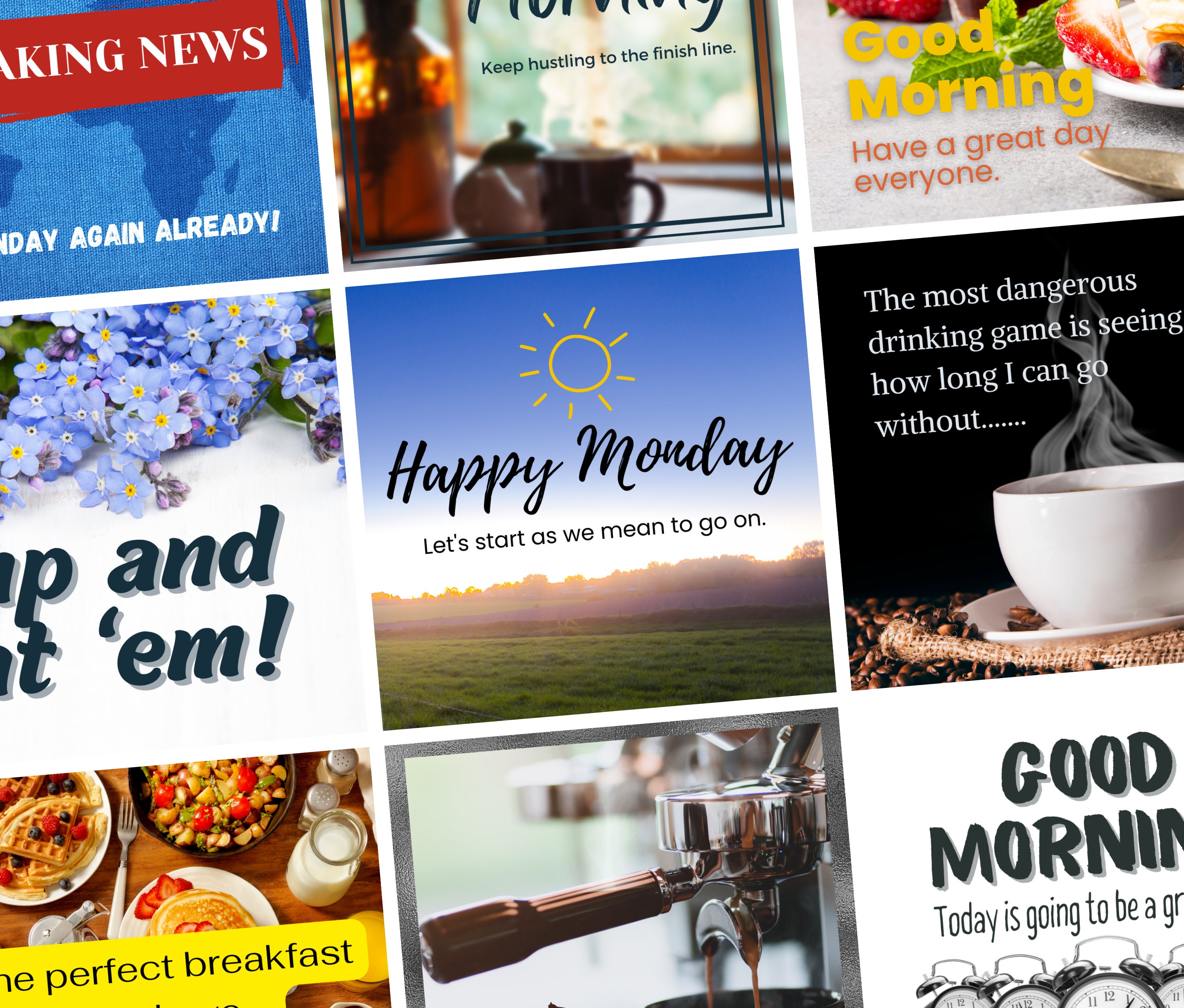 Daily Engagement Social Media Content for Instagram and - Etsy UK