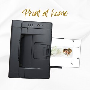 Photo Wedding Cheque. Unique Gift for Newly Weds. Printable Wedding ...