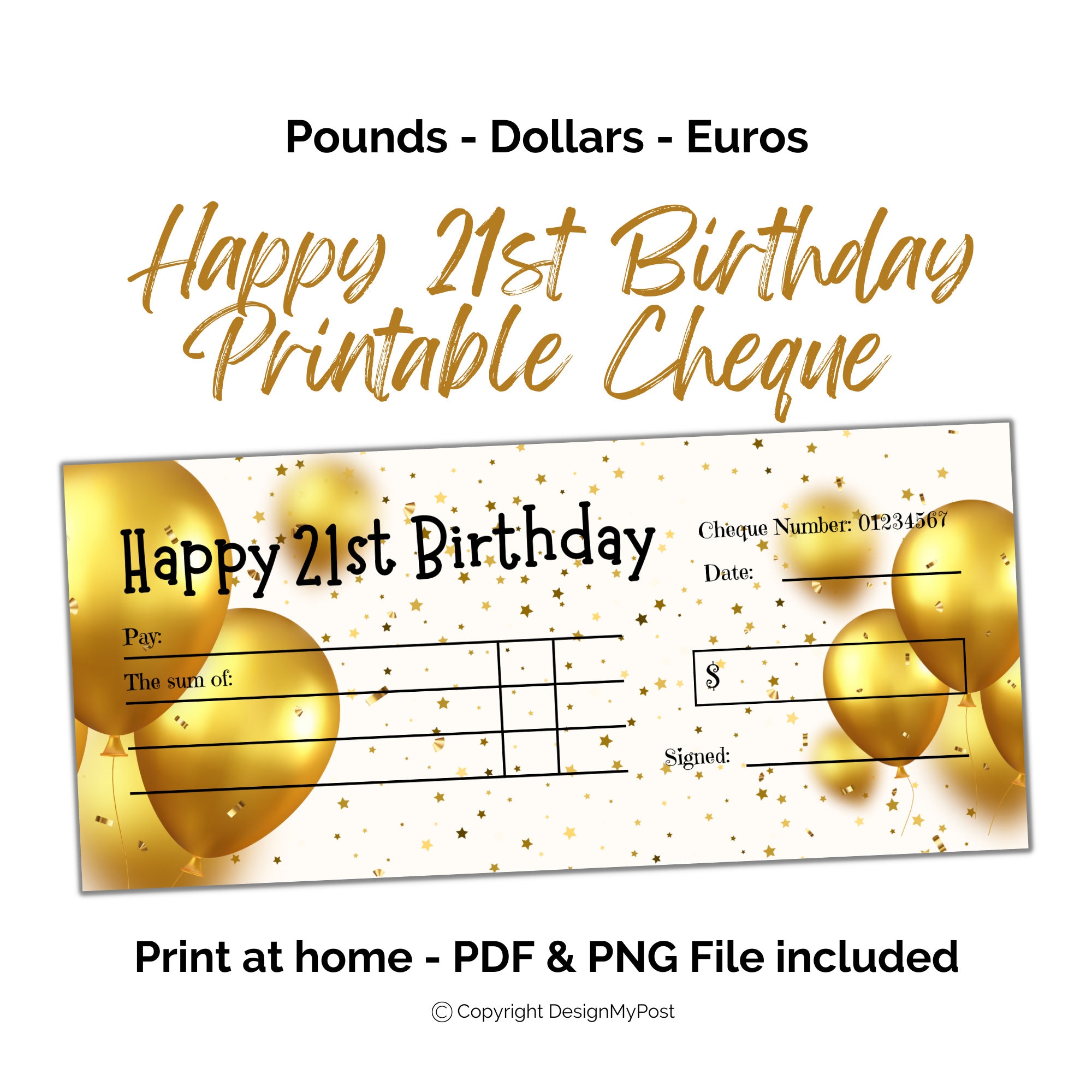 Plantilla De Cheque Falso En Blanco Cheque En Blanco. Pago Financiero.