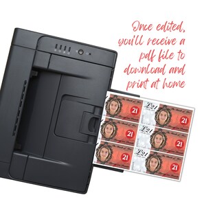 Personalised Birthday Money, Face on Money, Printable Funny Bank Notes ...