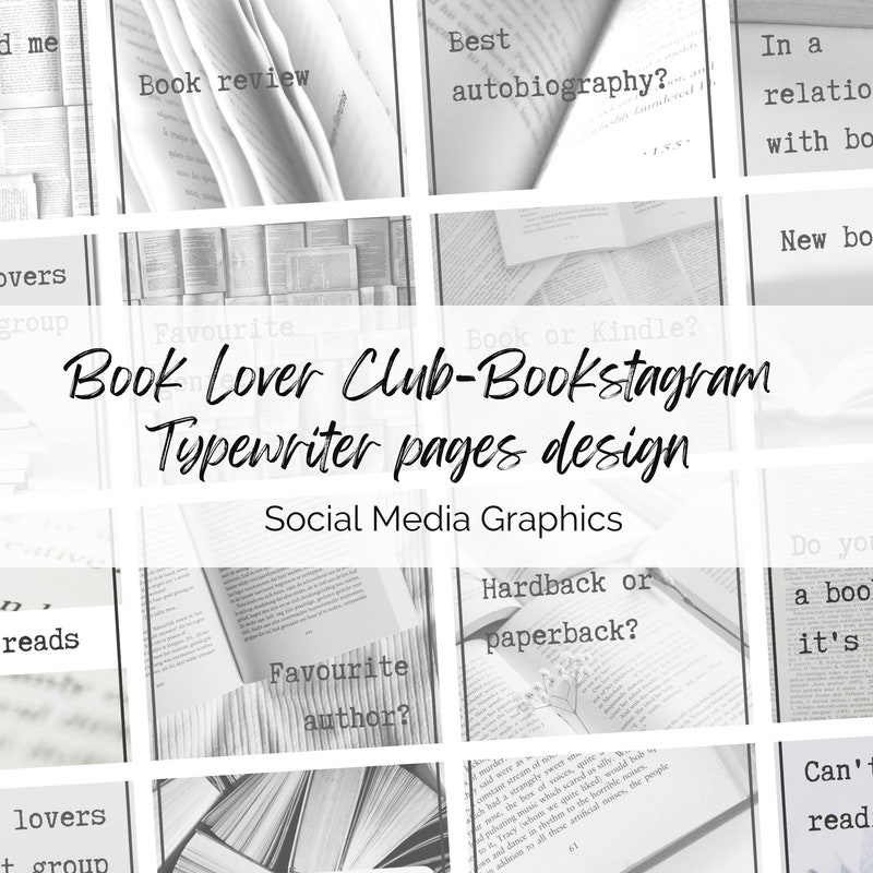 Book Club Post Is - Etsy