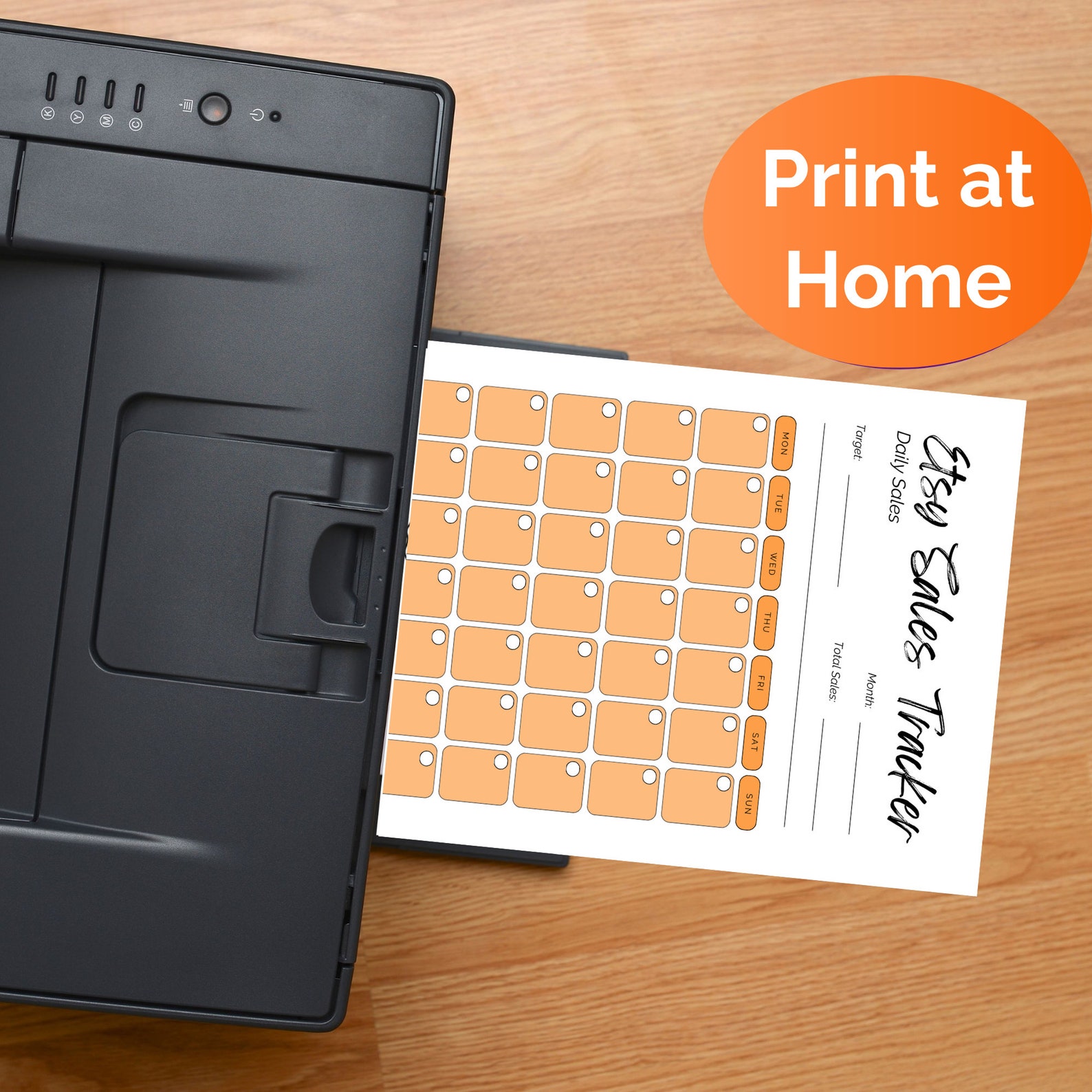 Printable Etsy Sales Tracker. A4 Print at Home. Track Your Orders ...