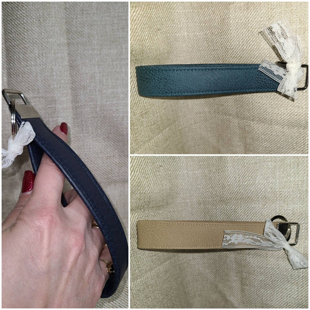 Wristlet for Keys: This is a Wristlet Strap Key Fob Made of Faux ...