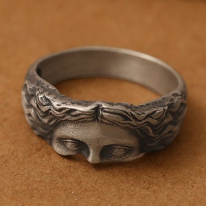 Venus Ring, Aphrodite Eyes Ring, Goddess Venus Ring in Sterling Silver ...