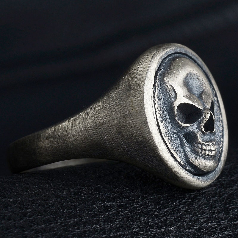 Skull Ring Men - Etsy