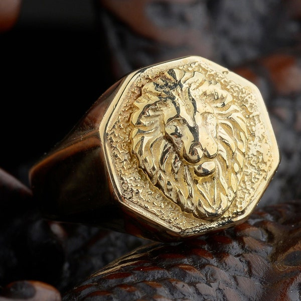 Gold Ring for Men - Etsy