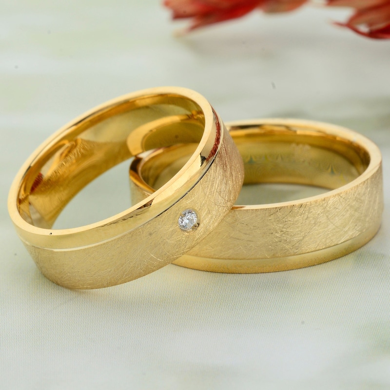 Gold Wedding Band - Etsy