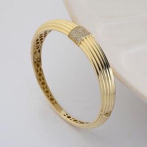 Gold Bangle Bracelet 14k,solid Gold Oval Bangle Bracelet, Gold Bangle Bracelet for Women,wide ...