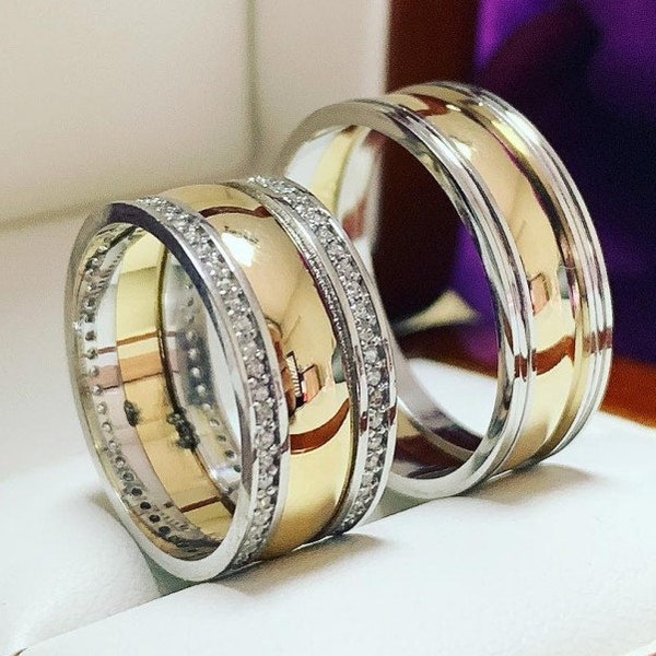 Matching Wedding Bands - Etsy