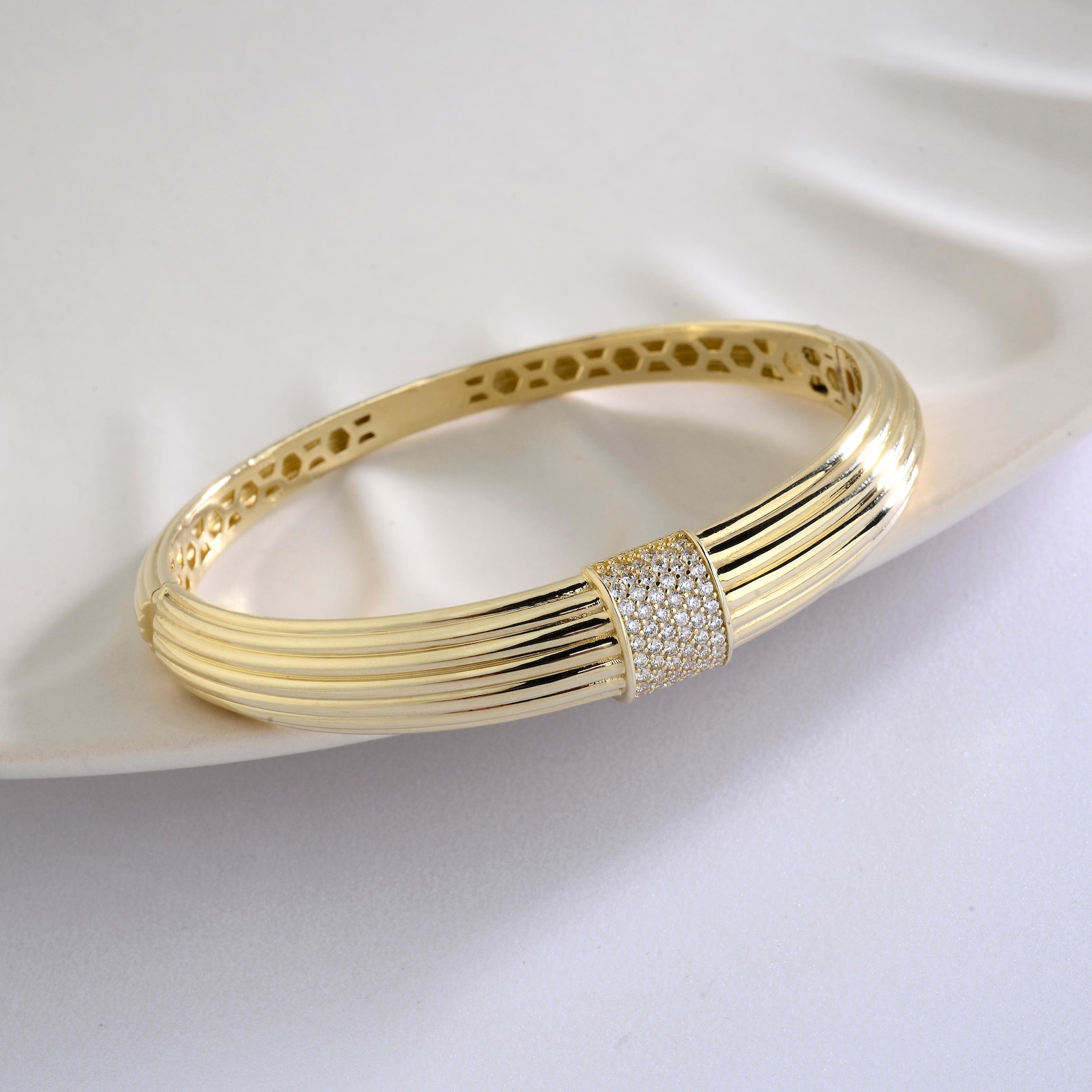 Gold Bangle Bracelet 14ksolid Gold Oval Bangle Bracelet Gold - Etsy