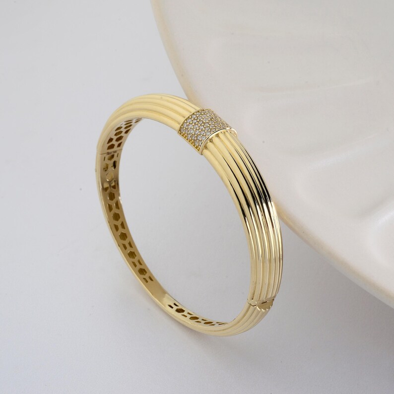 Gold Bangle Bracelet 14ksolid Gold Oval Bangle Bracelet Gold - Etsy